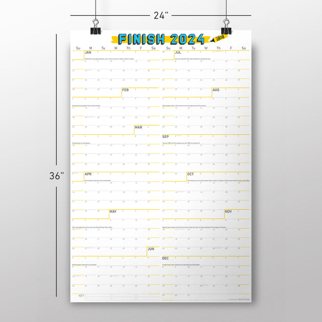 FINISH CALENDAR – NeuYear.net