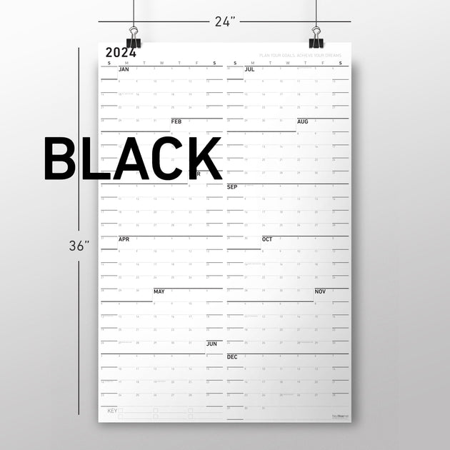 Large wall calendar 24x36 whole year planning – NeuYear.net